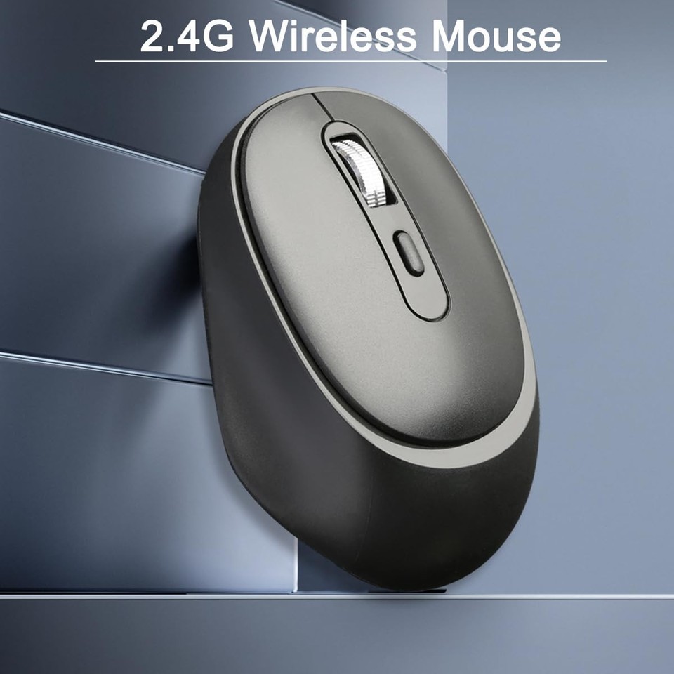 Wireless Mouse for Laptop, 2.4G Portable Computer Mouse, Ergonomic ...