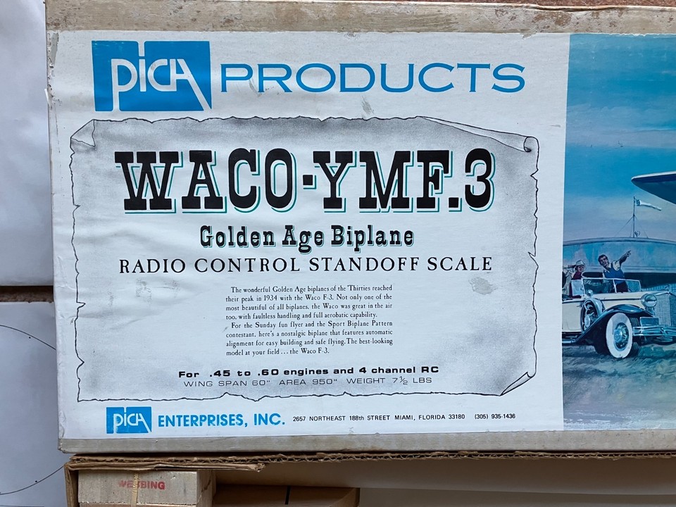Pica (ex- Dave Platt) 1/6 scale Waco. Lovely builder's kit. Similar to ...