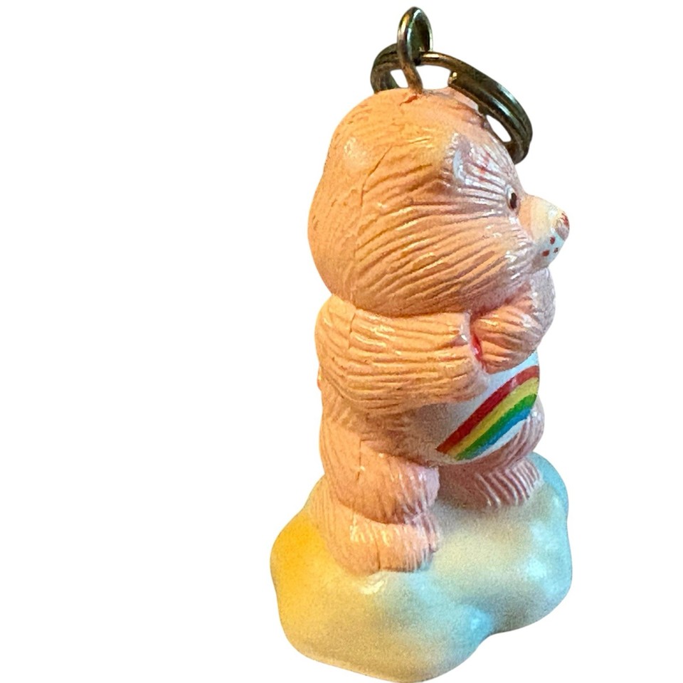 Care Bears Funshine Pink Care Bear Key Ring 1985 | eBay