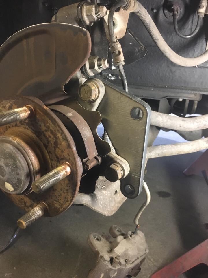 SKYLINE FRONT 345MM DISC BIG BRAKE LARGER PAD CONVERSION KIT R33 GTST ...