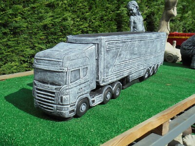 Scania Lorry Planter Concrete garden ornament | eBay UK