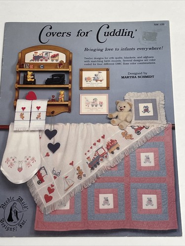 Needle Maid Covers For Cuddling Cross Stitch Pattern Crib Quilt Birth ...