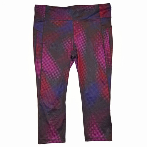 Gap Fit gfast Mod Paisley Violet Compression Capri Leggings XL $70 NEW | eBay