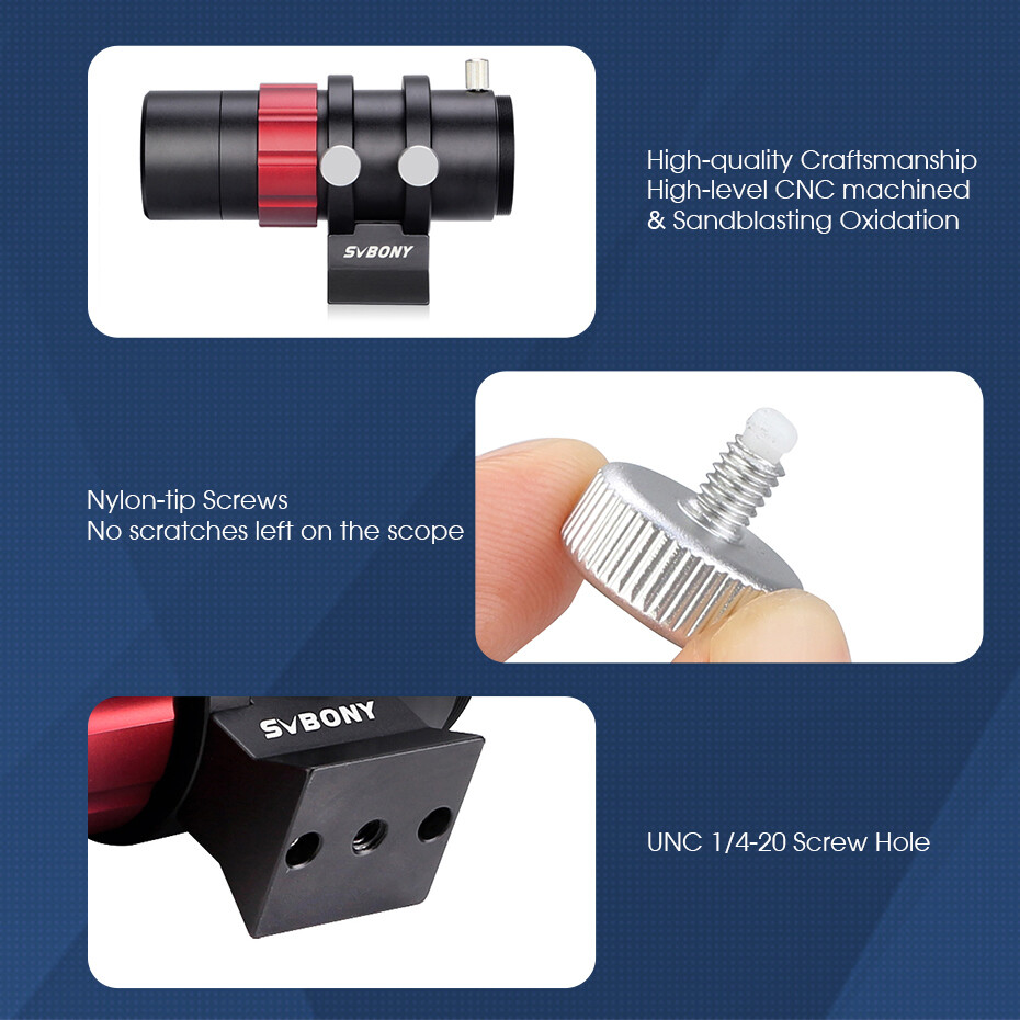 SVBONY SV165 Mini Finder Guide Scope 30mm for SV305 Pro ZWO Auto ...