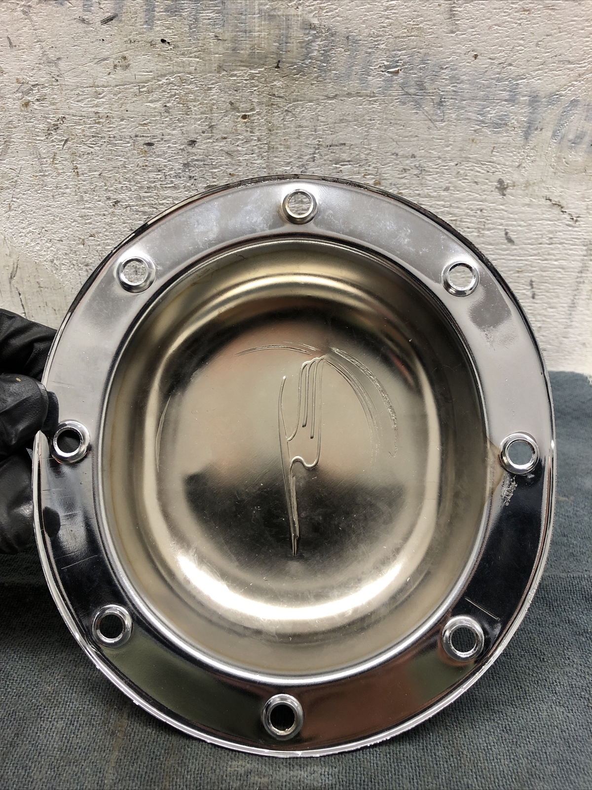 Harley Knucklehead Panhead Outer Primary Derby Cover Flying Goose Bird ...