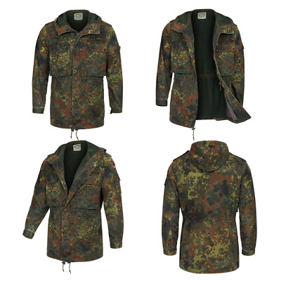 Army Jacket German Parka Original Military Hooded Field Combat ...