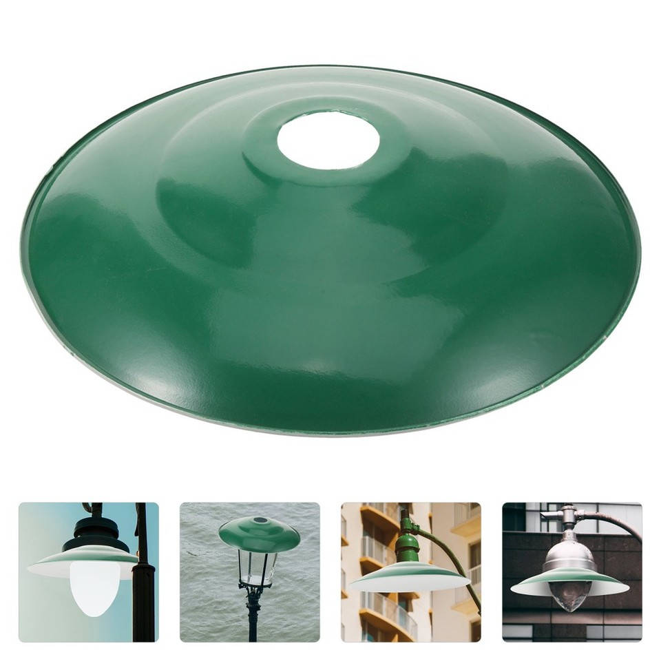 Outdoor Street Lamp Light Shade Enamel Light Cover Lamp Shade | eBay ...