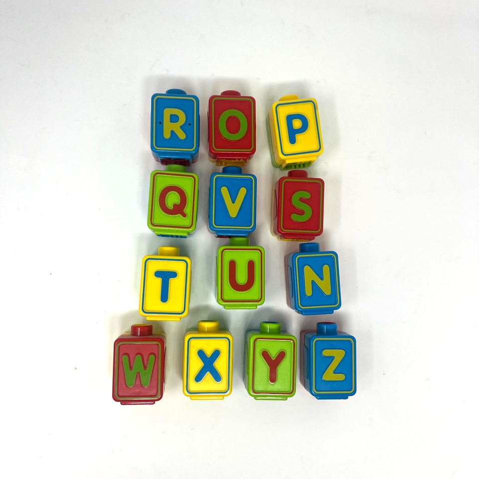 Vtech Alphabet Blocks Sit to Stand Train Replacement Block 2-Sided YOU ...