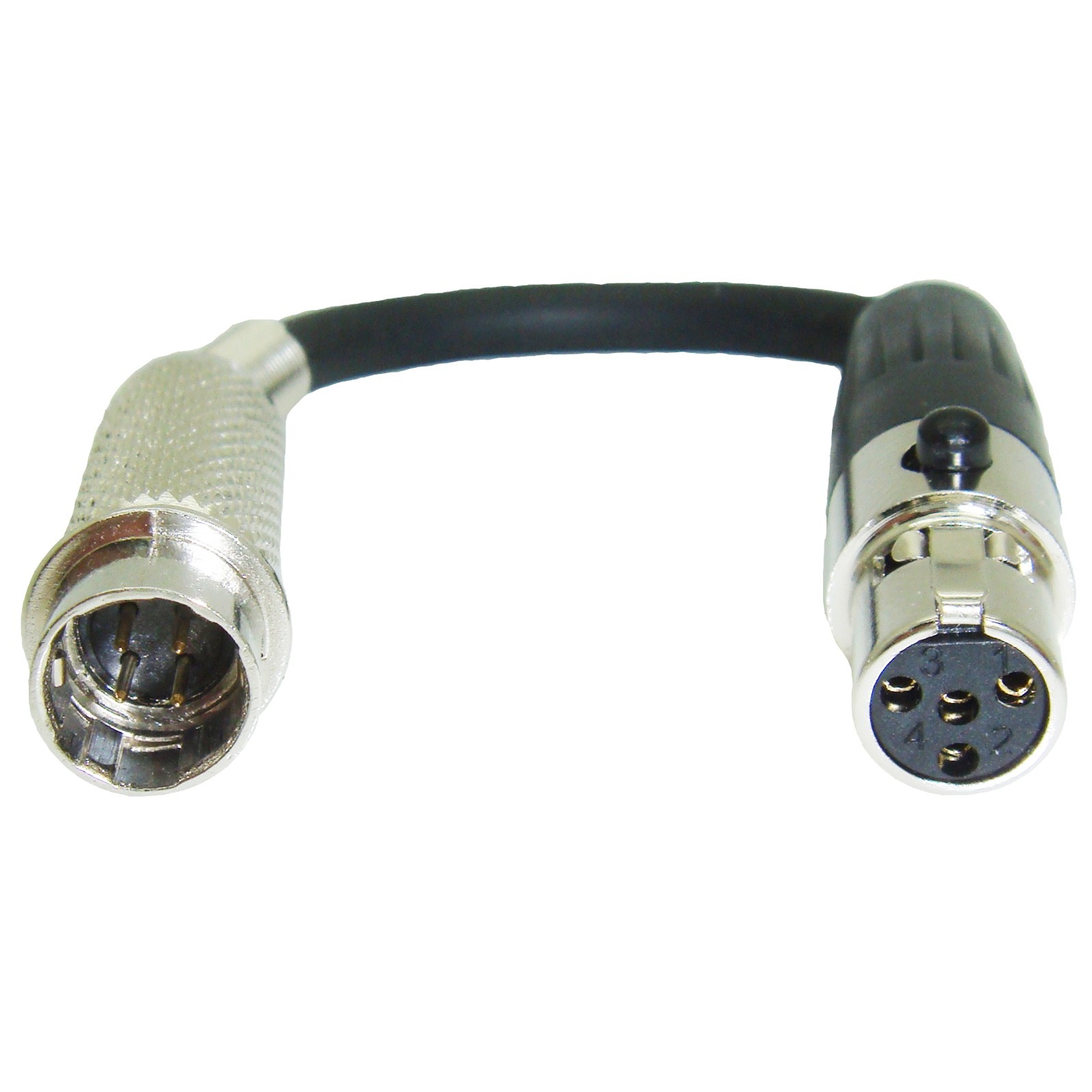 Audio Technica Microphone Adapter Hirose to Shure 4 Pin Mini XLR TA4F ...