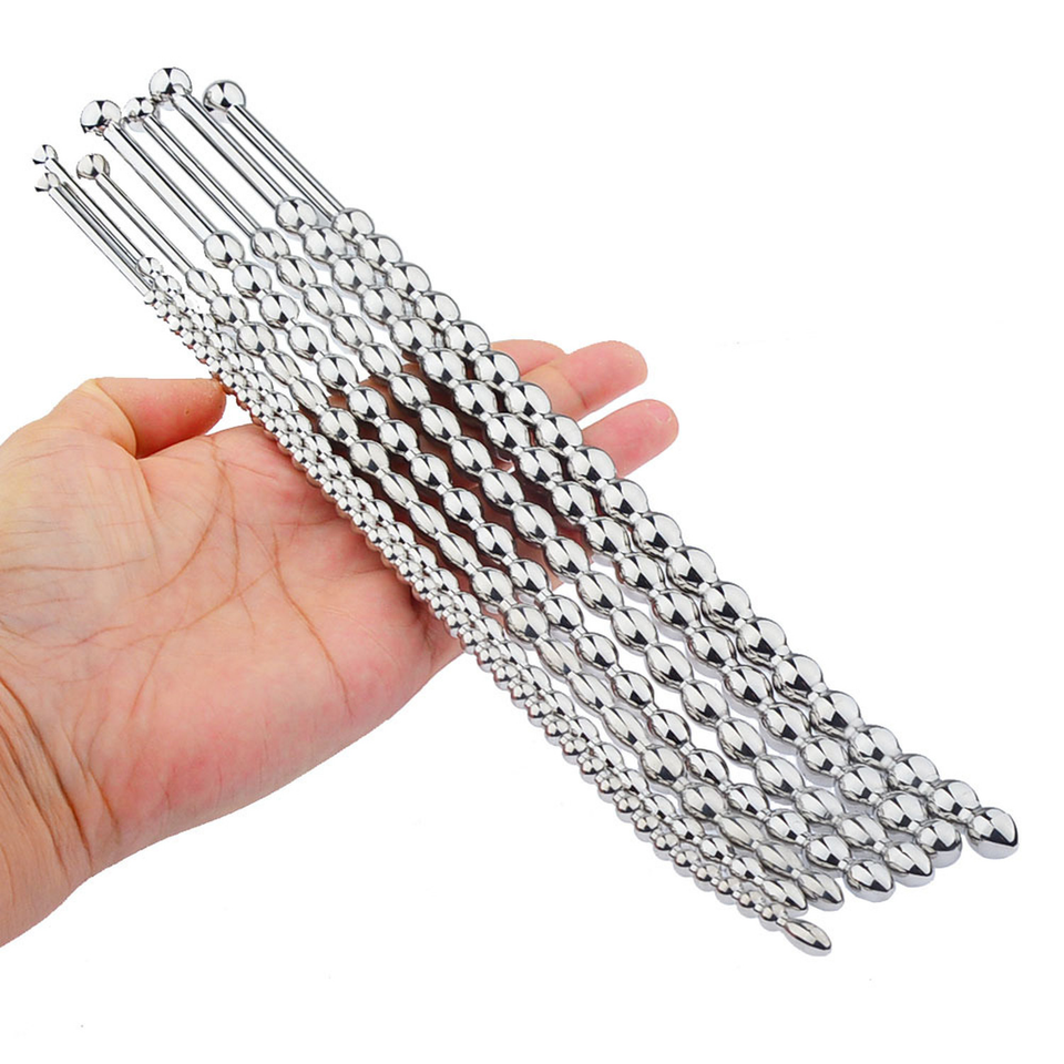 Male Stainless Steel Stretcher Stretchers Beads Sounding Rod TubePlug ...