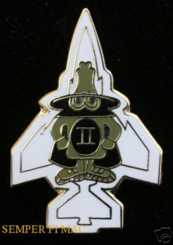F-4 PHANTOM SPOOK MASCOT LOGO SEAL HAT LAPEL PIN US MARINES NAVY AIR ...