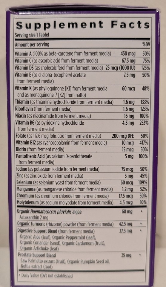 New Chapter Every Man's One Daily 55+ Multivitamin, 96 Tablets - EXP 02 ...