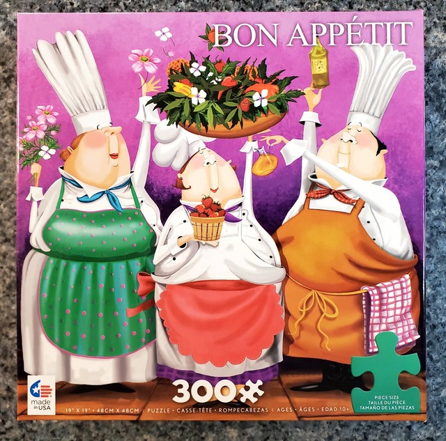 Bon Appetit 300 PC Chefs Puzzle Ceaco Complete for sale online | eBay