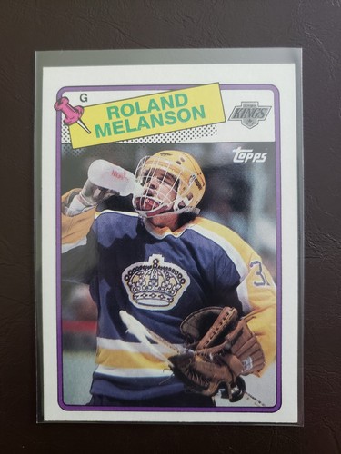 1988-89 Roland Melanson Topps Hockey Los Angeles Kings | eBay