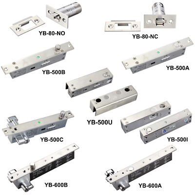 DC12V Electric Drop Bolt Lock Mortise Door Lock Timer/ Signal Out/NO/NC ...