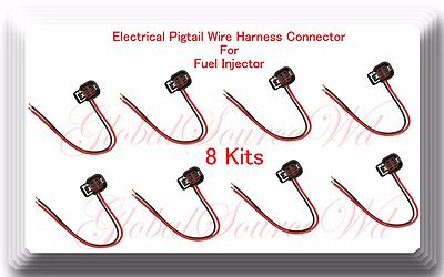 8 Kits Pigtail Connector of Fuel Injector FJ1148 Fits:Chrysler Dodge ...
