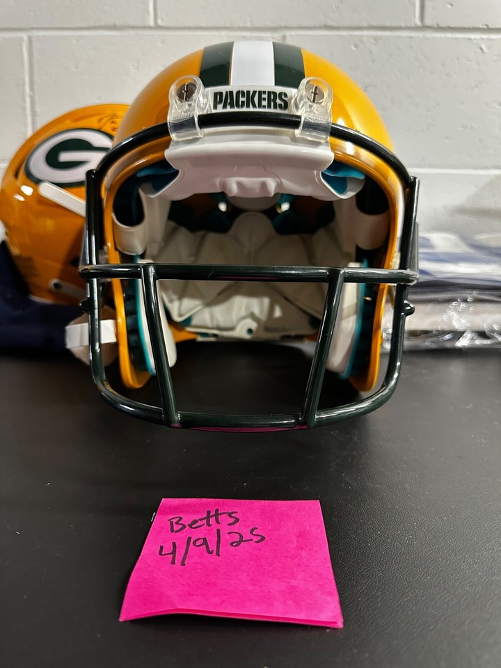 Aaron Rodgers Green Bay Packers Air XP Super Bowl Build Helmet | eBay