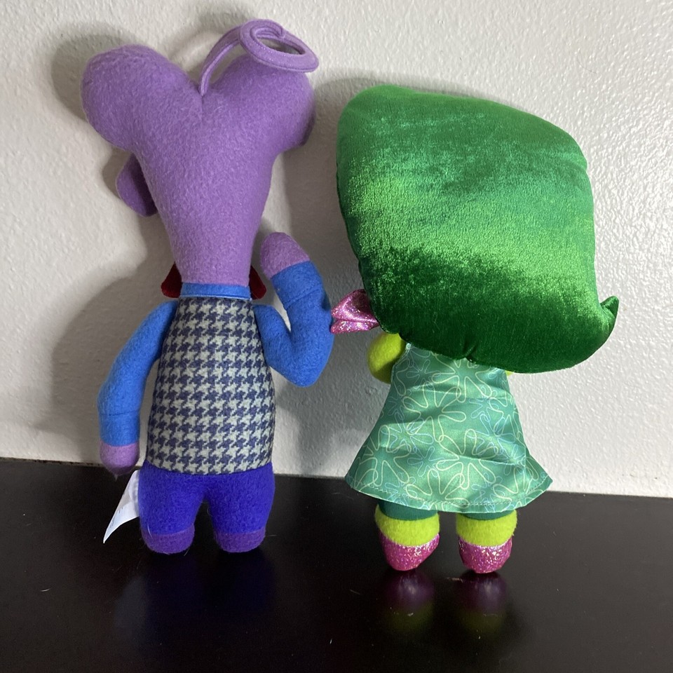 Disney Pixar Inside Out Movie Disgust And Fear Stuffed Doll Toy ...