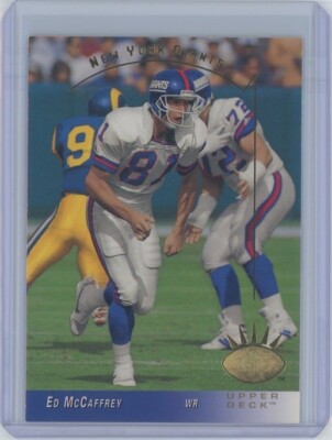ED MCCAFFREY 1993 Upper Deck SP Base Card #185 Giants Broncos | eBay