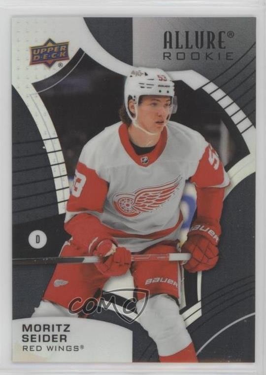 Moritz Seider 2021 Upper Deck Allure #130 Printing Plates Black /1 ...