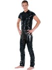 Honour Male PVC Straight Cut Jeans in Classic Black | eBay UK