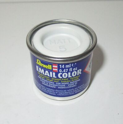 Revell Email Color- Enamel White Matt #5 (14ml) #32105 NEW | eBay