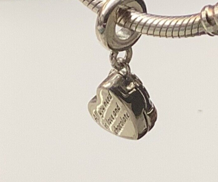 Authentic Pandora Heart Chocolate Gift Box Dangle Charm 792587C01 | eBay