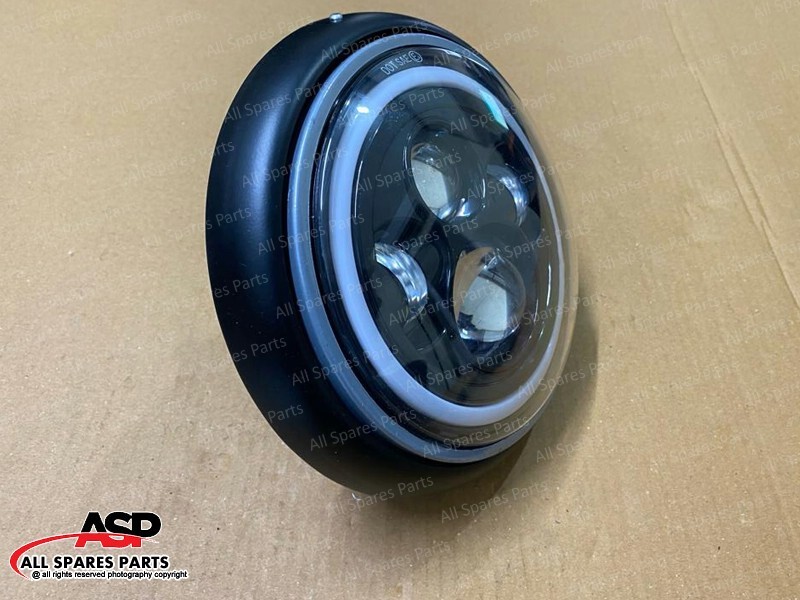 LED Headlight Light Pair Left & Right fits willys jeep CJ2A 3A 3B CJ5 ...