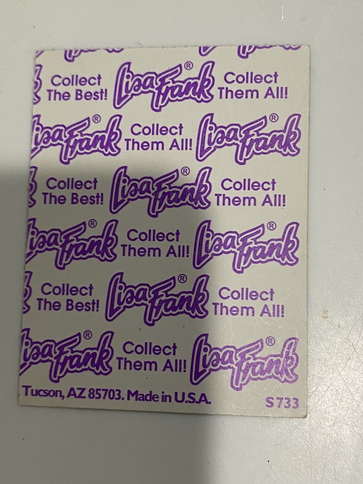 Vintage Lisa Frank Hunter Cheetah Prismatic Sparkly Rare Stickers S733 ...