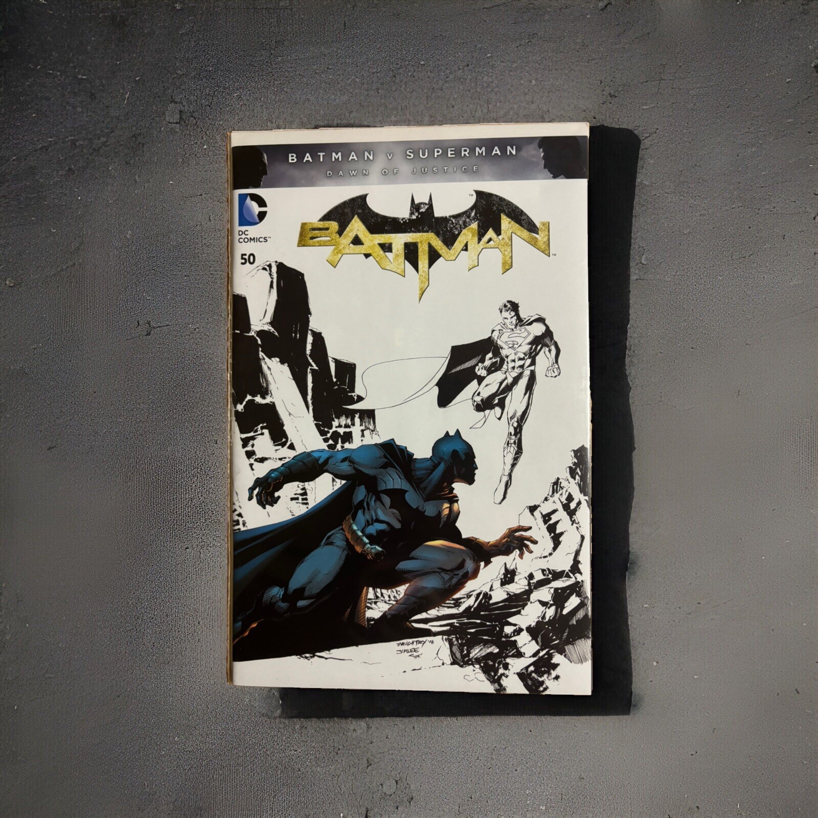 Batman #50 Jim Lee & Chris Daughtry Color Variant DC 2016 Scott Snyder ...