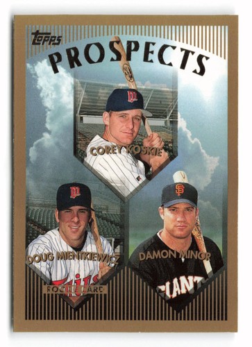 1999 Topps #435 Corey Koskie / Doug Mientkiewicz / Damon Minor PROS | eBay