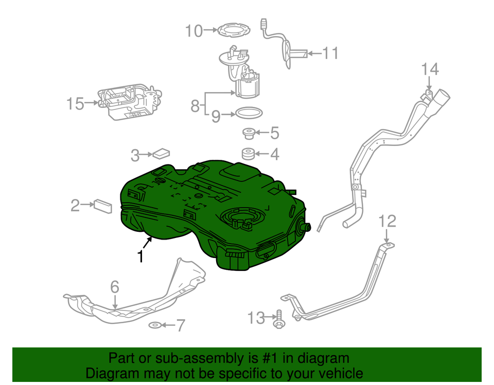 Genuine GM Fuel Tank 84997212 | eBay