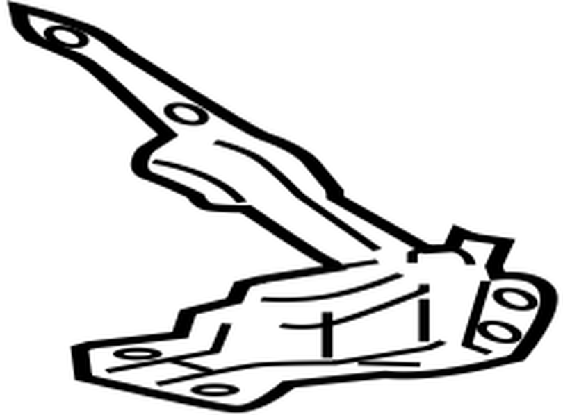 53410-0C020 Toyota Hinge assy, hood, rh 534100C020, New Genuine OEM ...