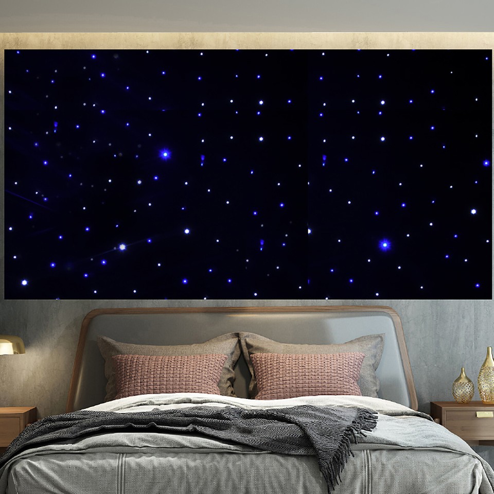 LED Star Stage Backdrop - 13x10FT LED Star Curtain Background Starry ...