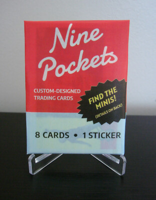 Sealed Wax Pack of Custom-Designed Trading Cards -- 8 Cards, 1 Sticker ...