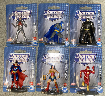 DC: Justice League, Micro Collection, Set Of 6, 3" Action Figure ...