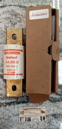 Gould Shawmut A4J600 Fast Acting Dual Element Fuse 600A 600V Class J ...