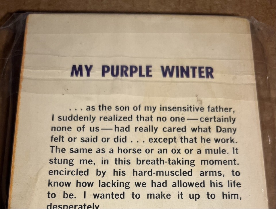 MY PURPLE WINTER 1966 CARL CORLEY - VINTAGE PULP NOVEL GAY INTEREST ...