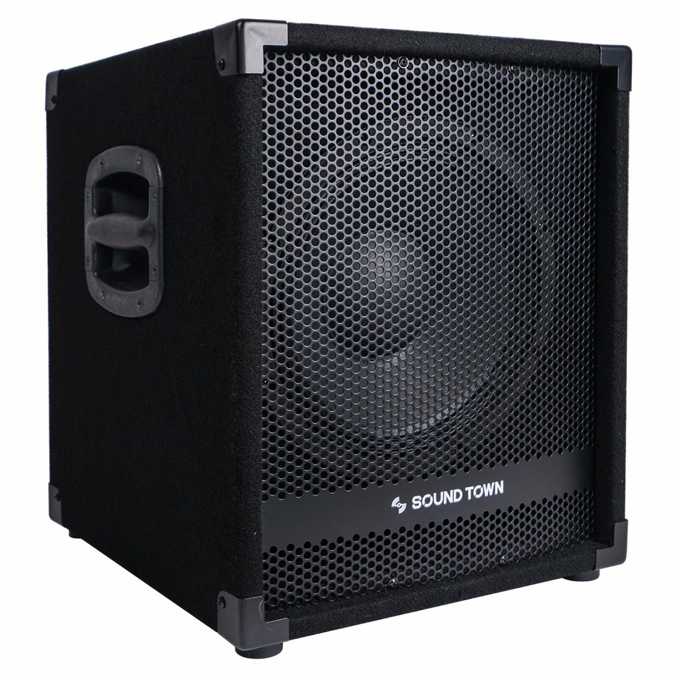 Sound Town 2-Pack 12" 2800W Powered PA DJ Subwoofer w/ 3" VC (METIS ...