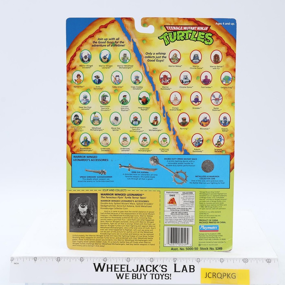Warrior Winged Leonardo Teenage Mutant Ninja Turtles TMNT NEW w ...