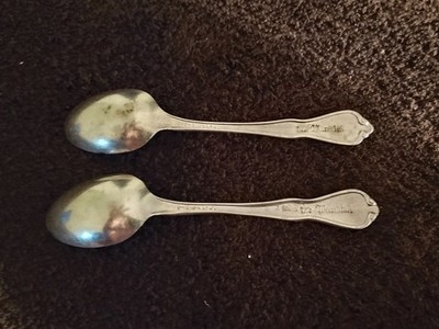 Vintage Antique Oneida Silver Plated Spoon Set 4 1/2" Warwick Hotel ...