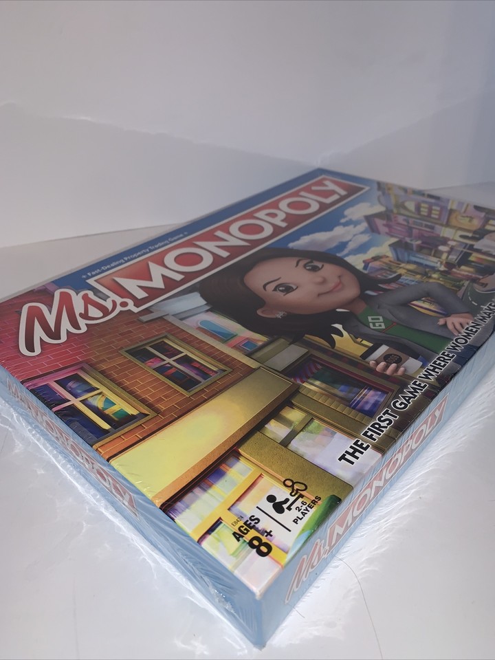 Ms. Monopoly Board Game Ages 8+ BRAND NEW Factory Sealed! HASBRO ...