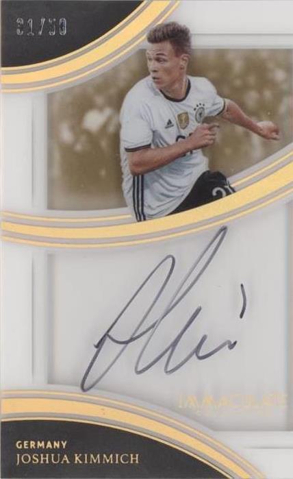 2017 Panini Immaculate Collection - Shadowbox Signatures Joshua Kimmich ...