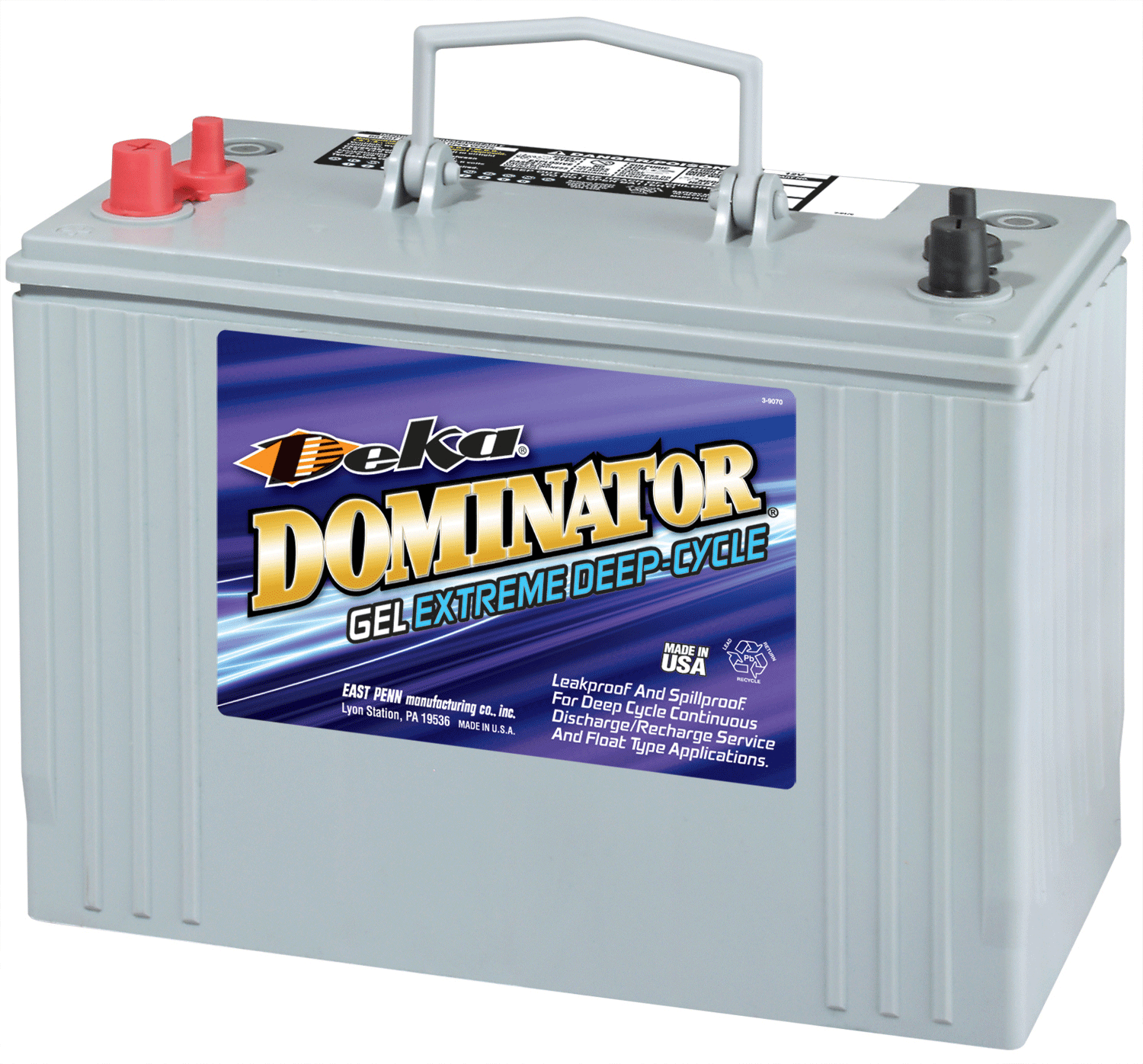 DEKA GENUINE NEW 8G31DTM Marine GEL Battery 780Amp Cranking Power ...
