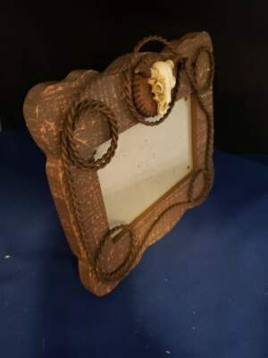 3D Skull Metal Wire Entanglement Photo Frame 8.25x7.5" Photo Size 5.5x3 ...