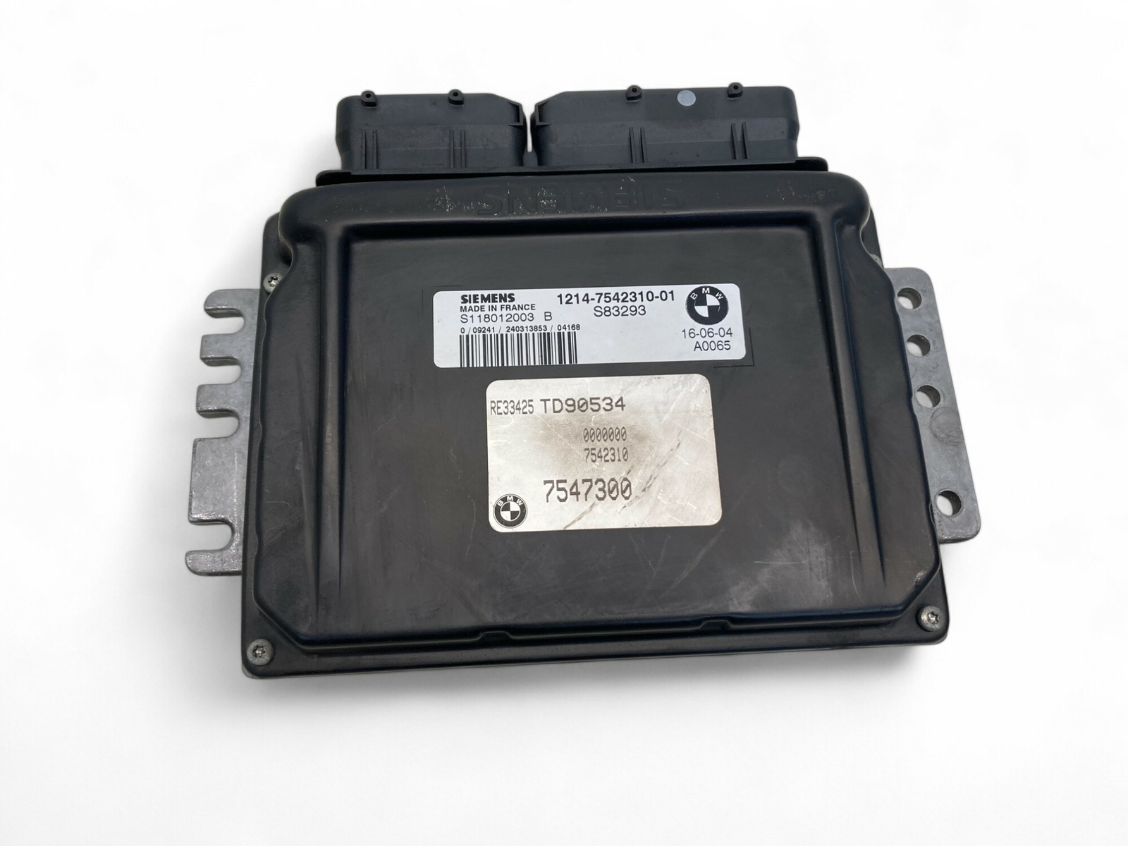 Mini Cooper S DME and Key Set Manual W11 12147557395 2005-2008 R52 R53 ...