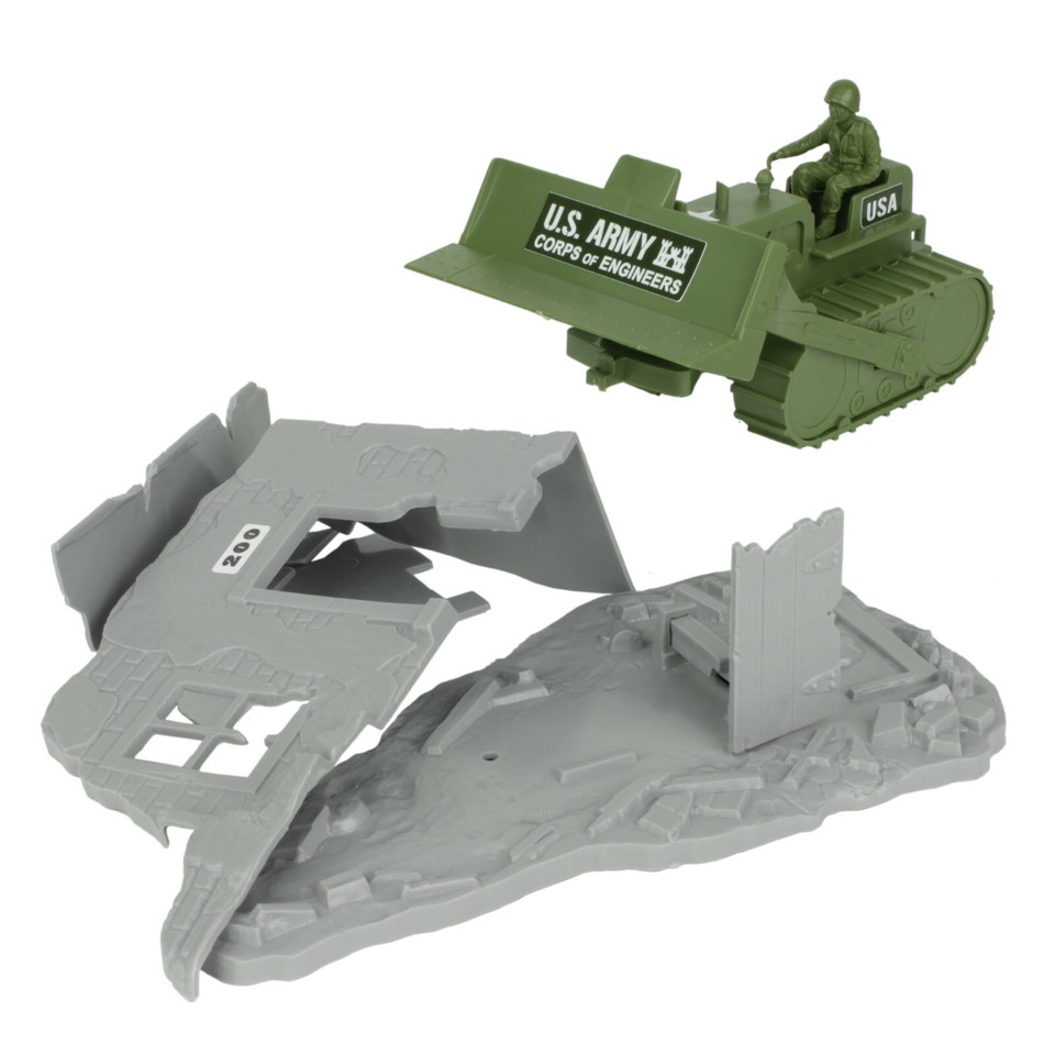 BMC Recast IDEAL Army CORPS OF ENGINEERS Bulldozer & Marx Exploding ...