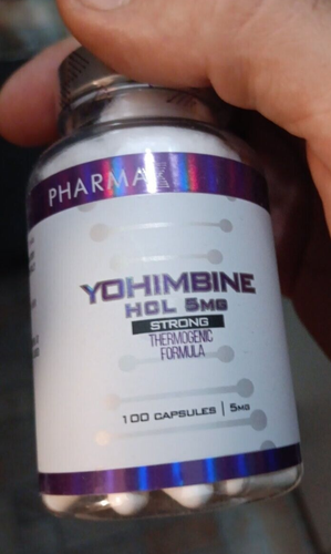 Yohimbina 100caps 5mg HCL Yohimbine fat loss Far burner Energy Boost ...