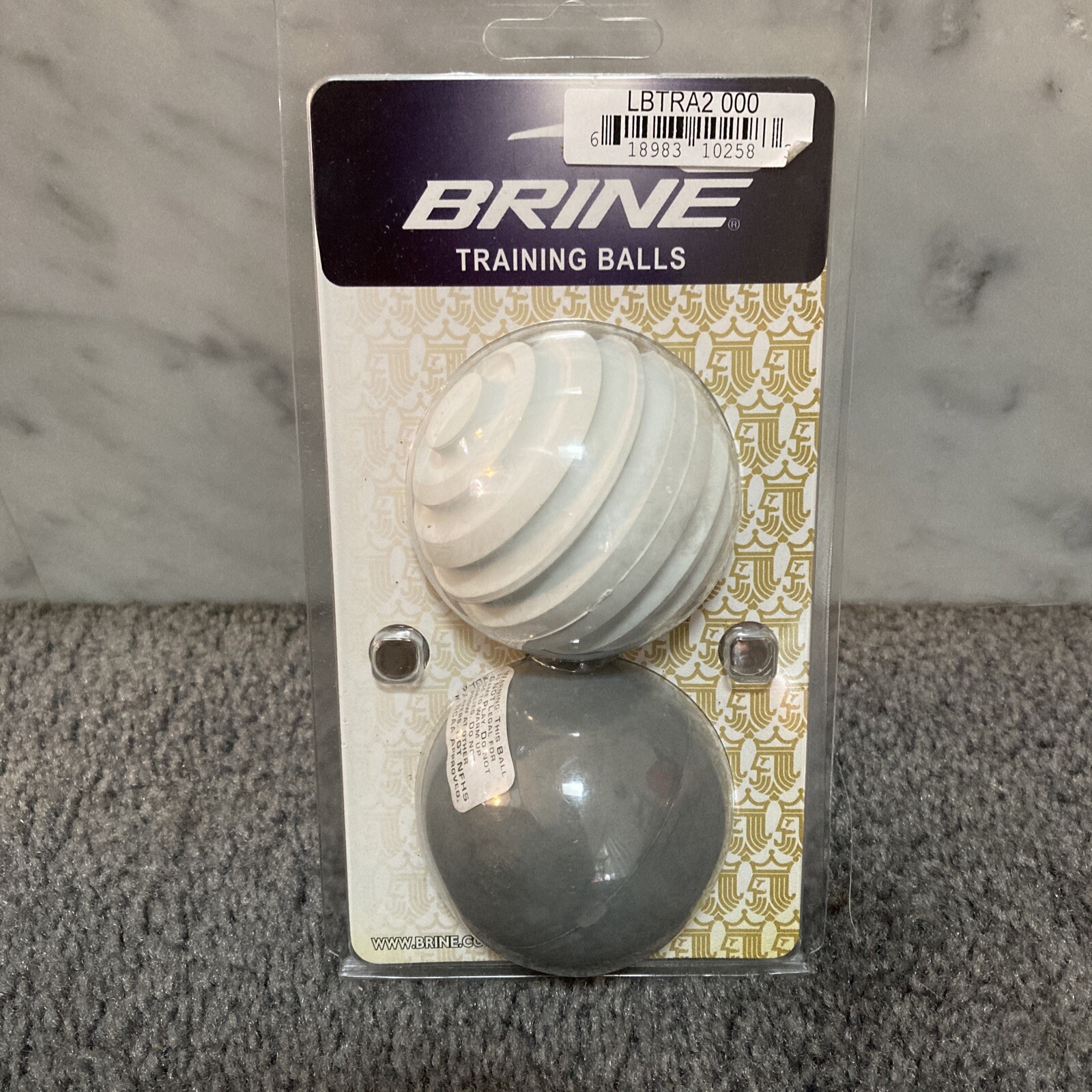 Brine - Lacrosse Training Balls 2 Pack - Super Screw Ball & Weighted ...