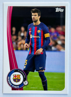 Topps Official FC Barcelona Fan Set - GERARD PIQUE Base Card BA-3 ...